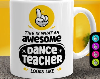 Dance Teacher Mugs Dance Teacher Gifts Dance Teacher Love - Etsy