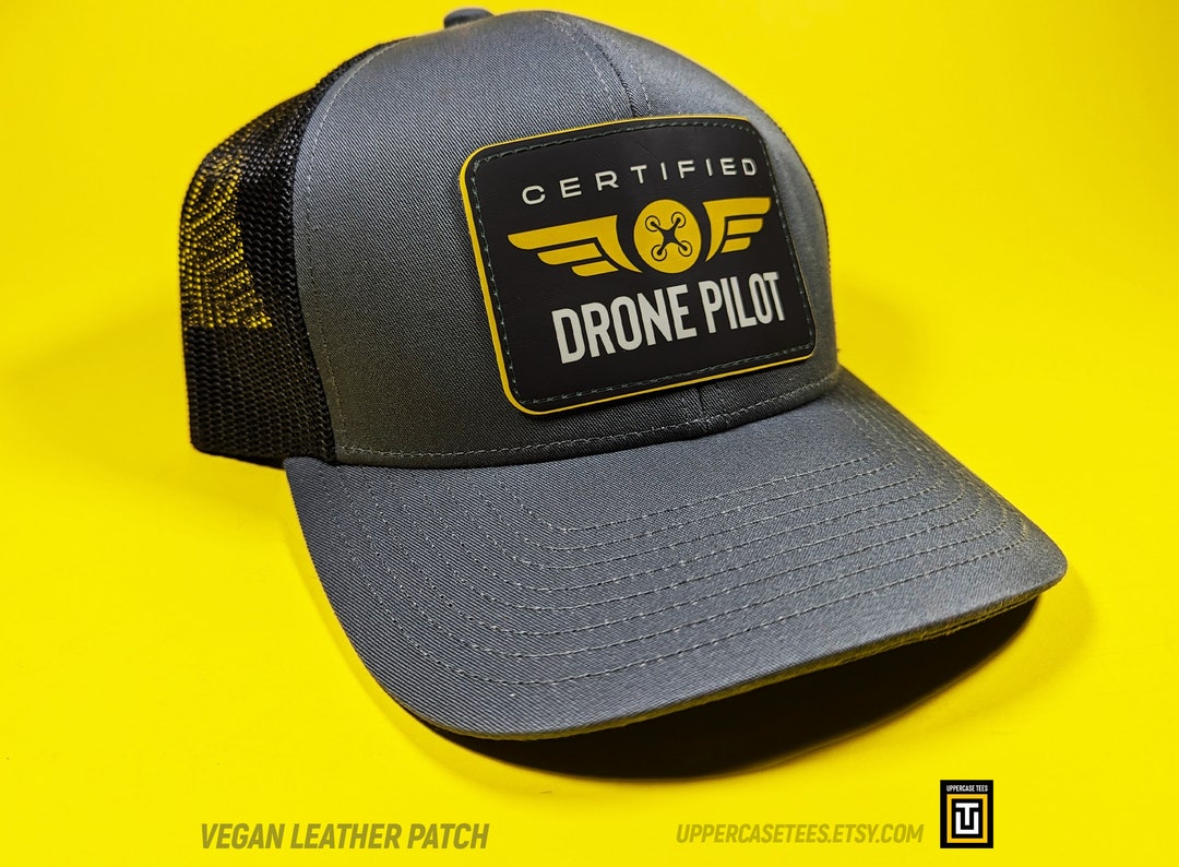 Certified Drone Pilot Trucker Hat Quadcopter UAV Remote Pilot - Etsy