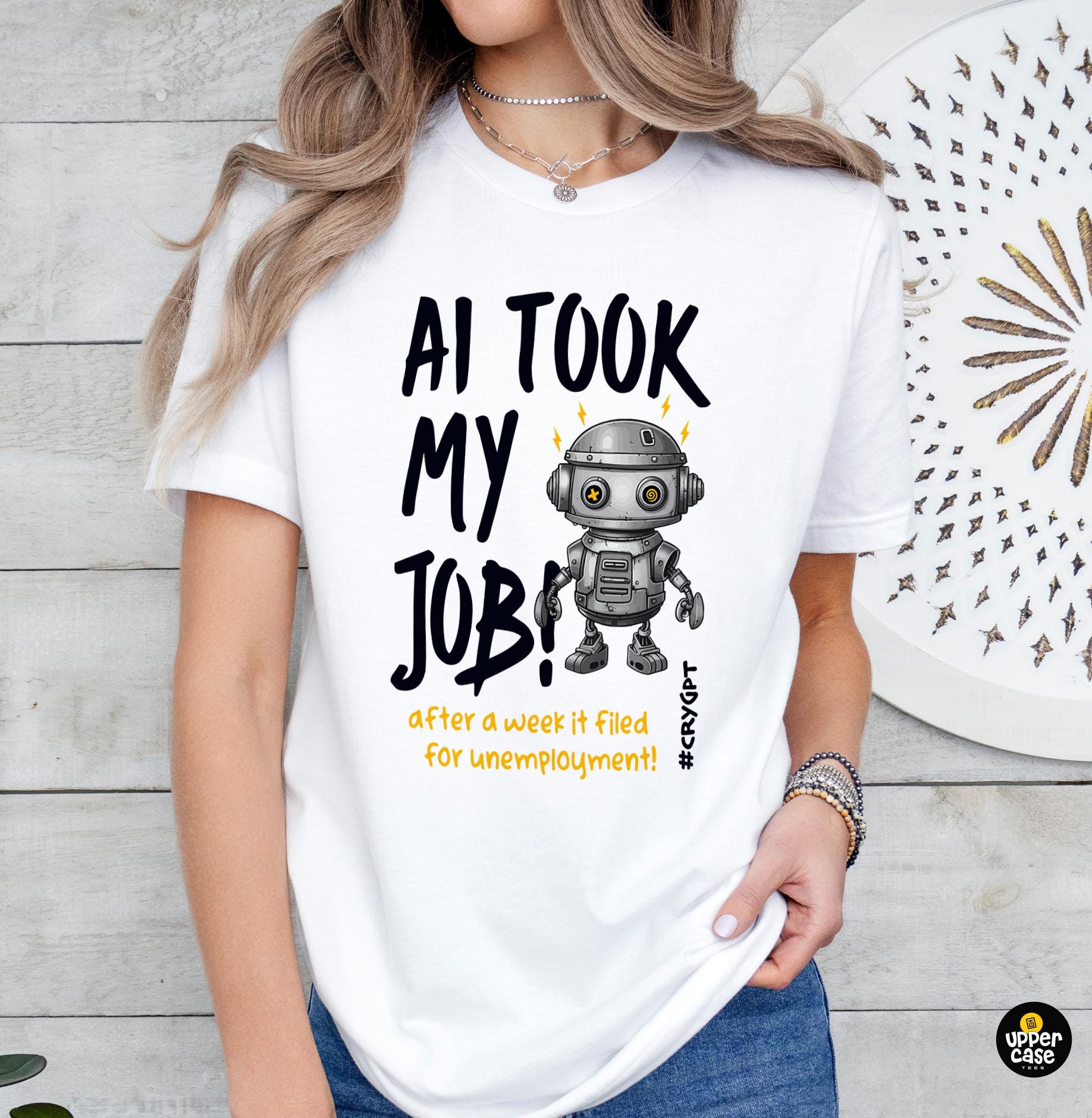 Funny AI Took My Job T-shirt, Tech Humor Gift - Etsy