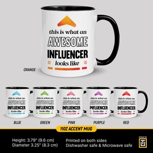 Social Media Influencer Mug, This is What an Awesome Influencer Looks ...