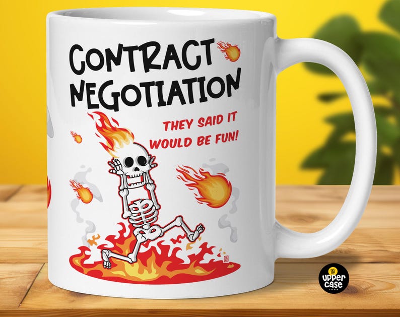 Funny Contract Negotiator Mug | Legal Team Coffee Cup | Procurement ...