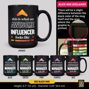 Social Media Influencer Mug, This is What an Awesome Influencer Looks ...