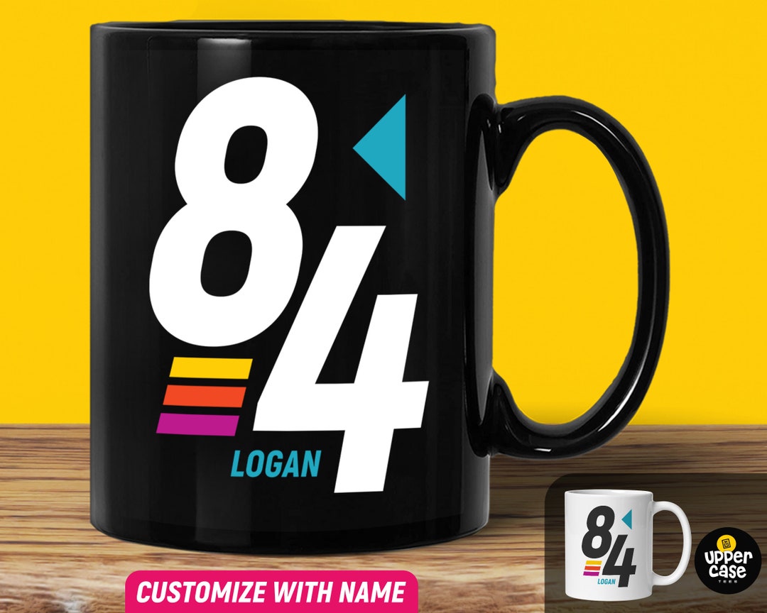 Retro 1984 Mug, 40th Birthday Gift, Custom Birth Year Cup, Personalized ...