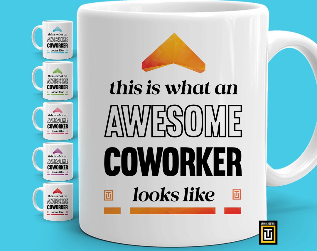 Coworker Mug, This is What an Awesome Coworker Looks Like, Gift for ...