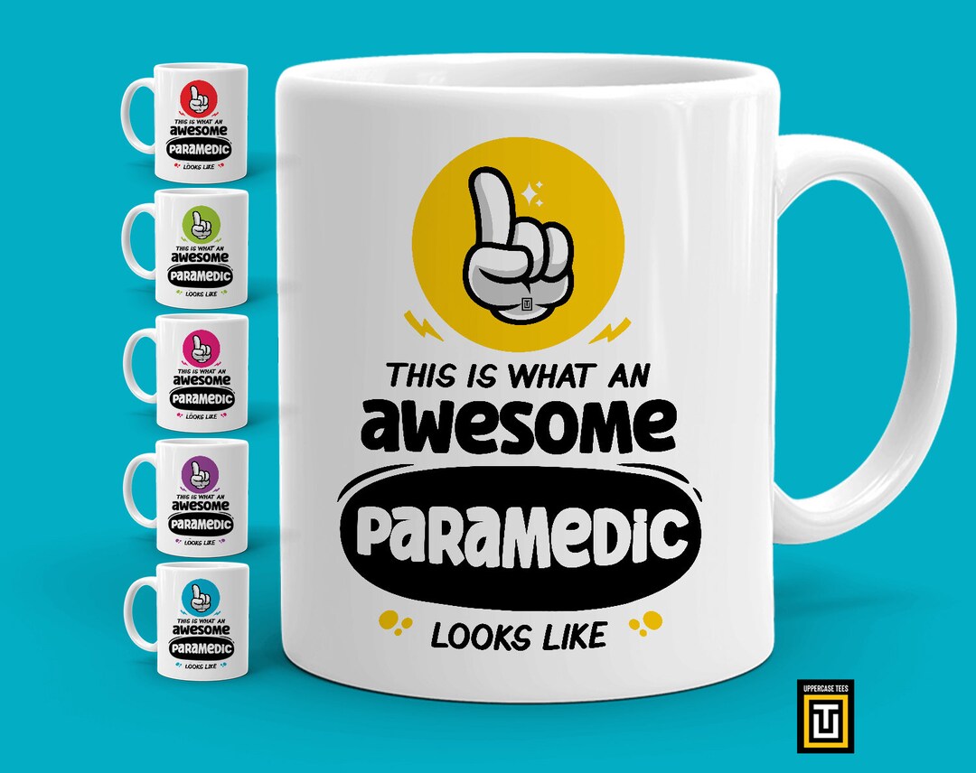 Gift for Paramedic, This is What an Awesome Paramedic Looks Like Coffee ...