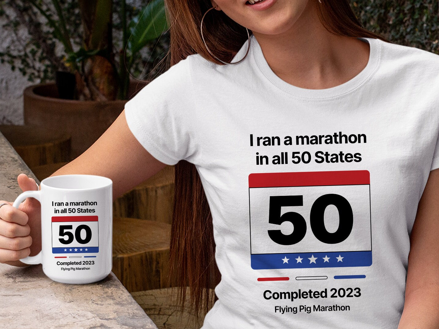 Custom 50 States Marathon Mug, Thoughtful Gift for Marathoners, I Ran a ...