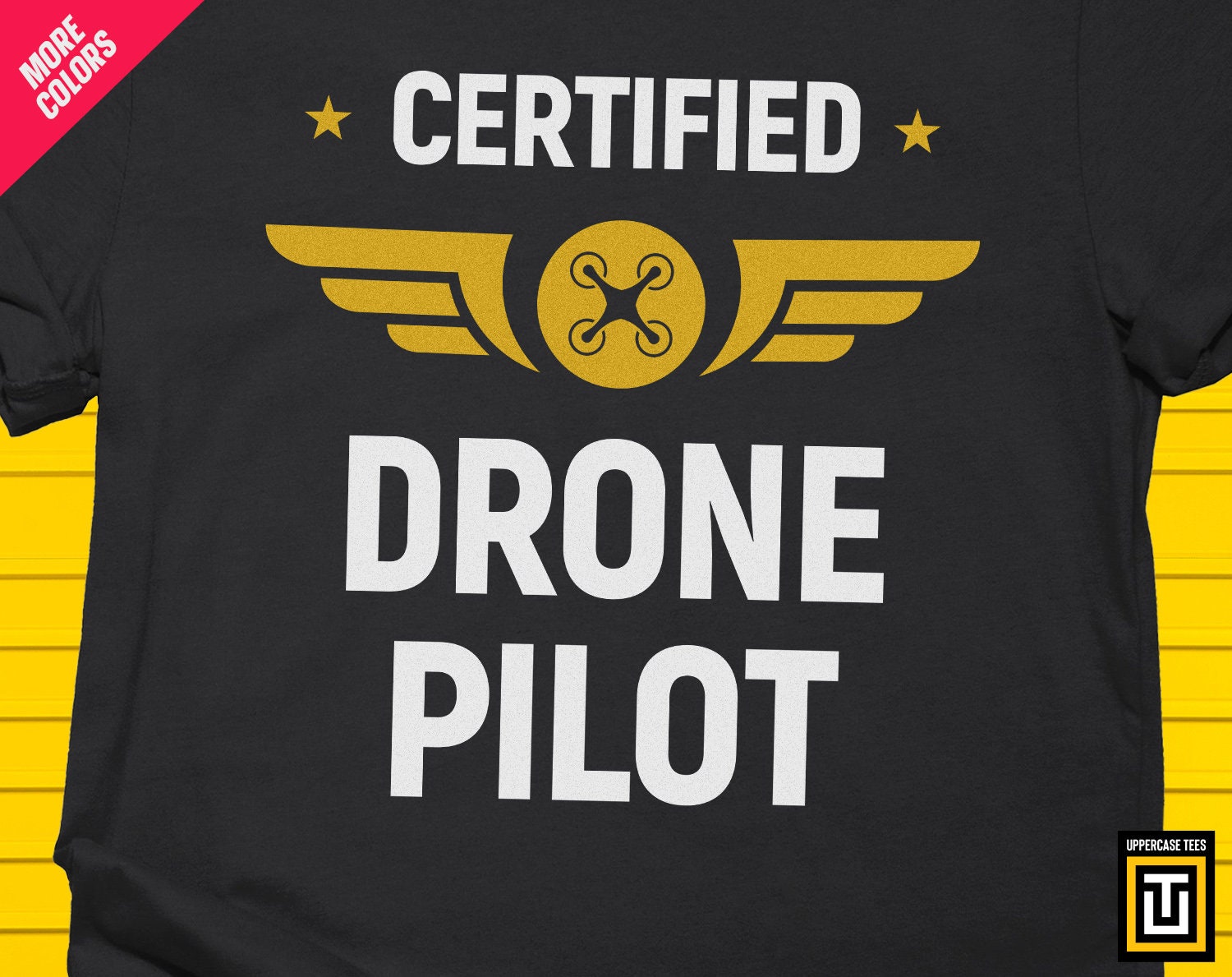 Camisa de piloto de dron certificado regalos de piloto de - Etsy España