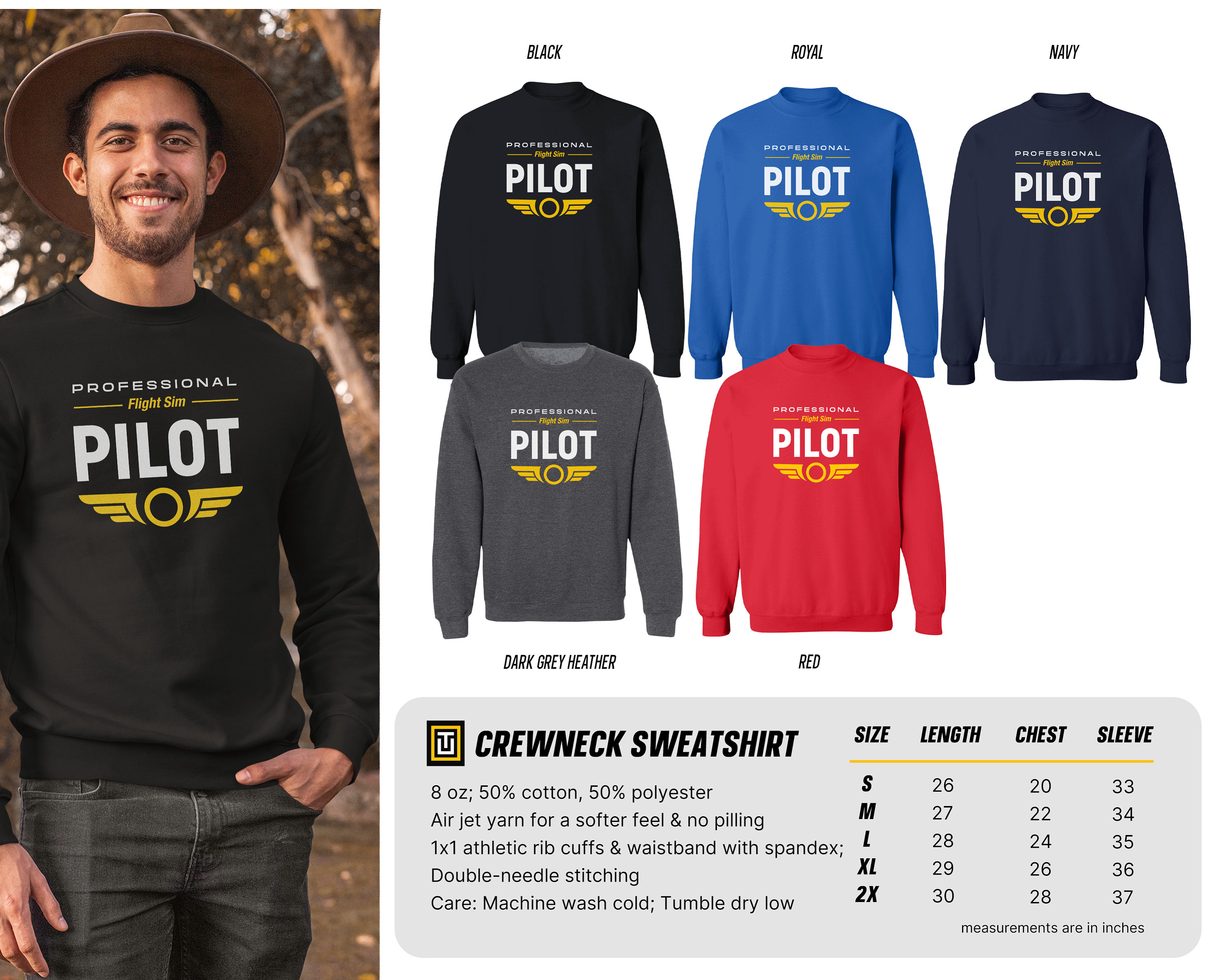 Professional Flight Sim Pilot Shirt, Flight Simulator Tee, Funny Pilot ...