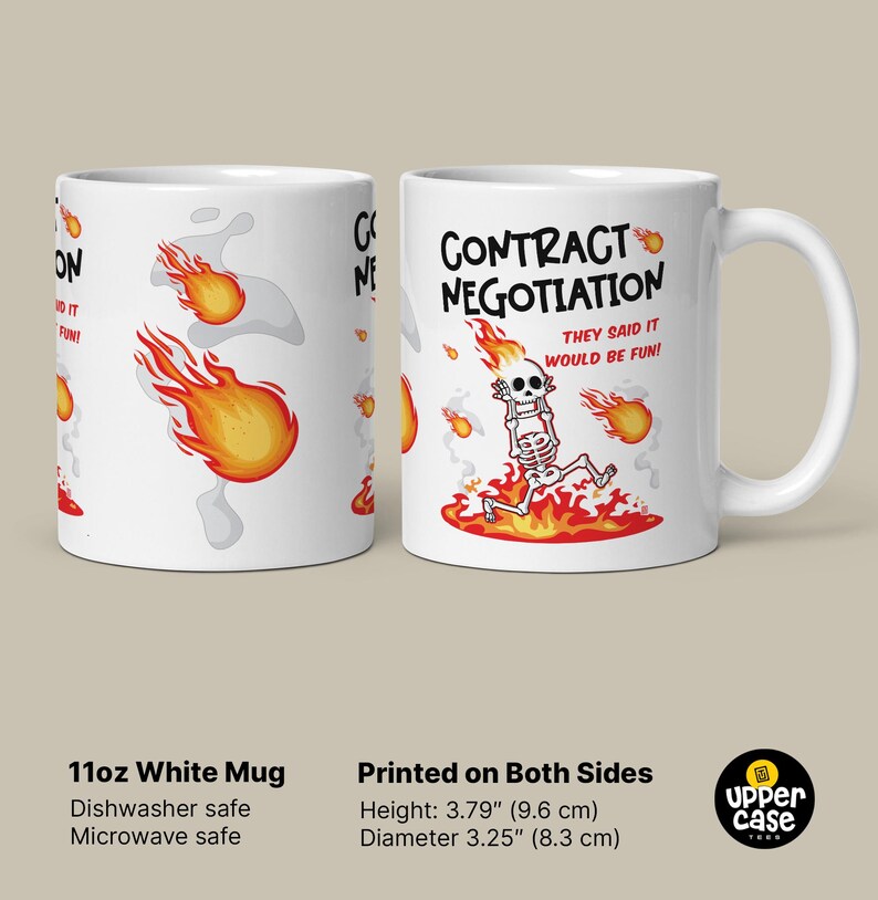 Funny Contract Negotiator Mug | Legal Team Coffee Cup | Procurement ...