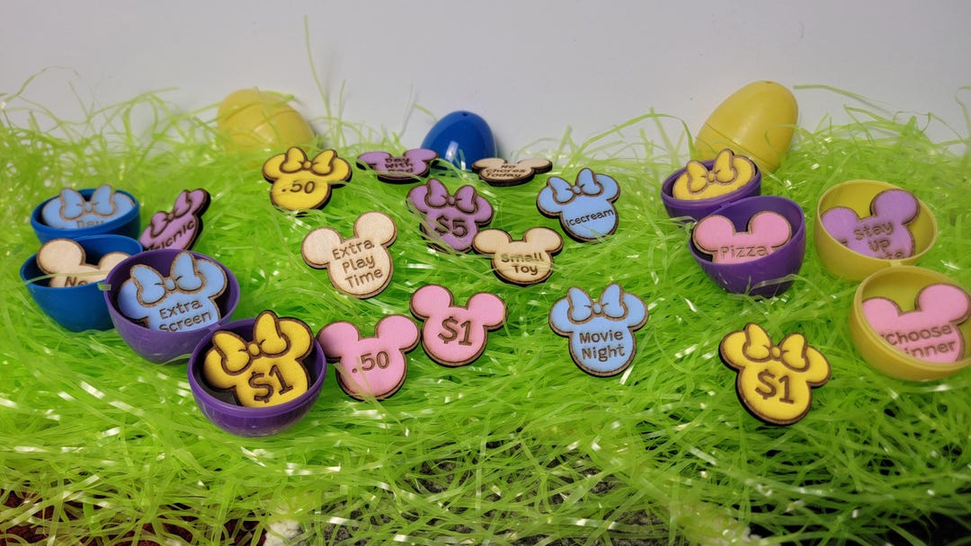 Disney Reward Token, Easter Egg Tokens, Easter Basket Stuffer Filler ...