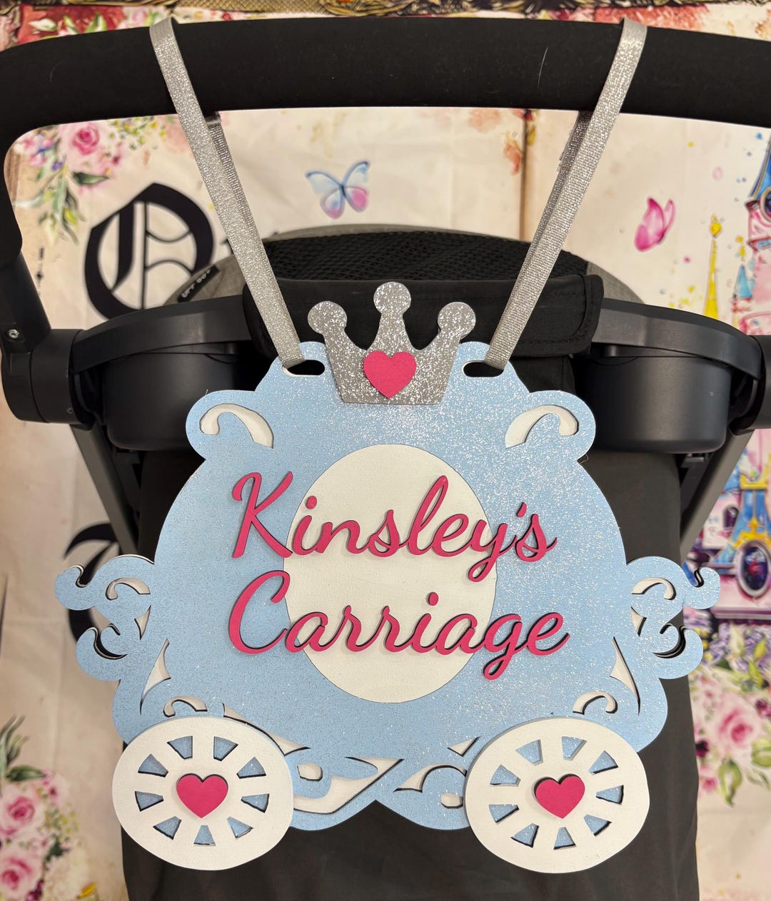 Cinderella Carriage Themed Personalized Stroller, ECV, or Wheelchair ...