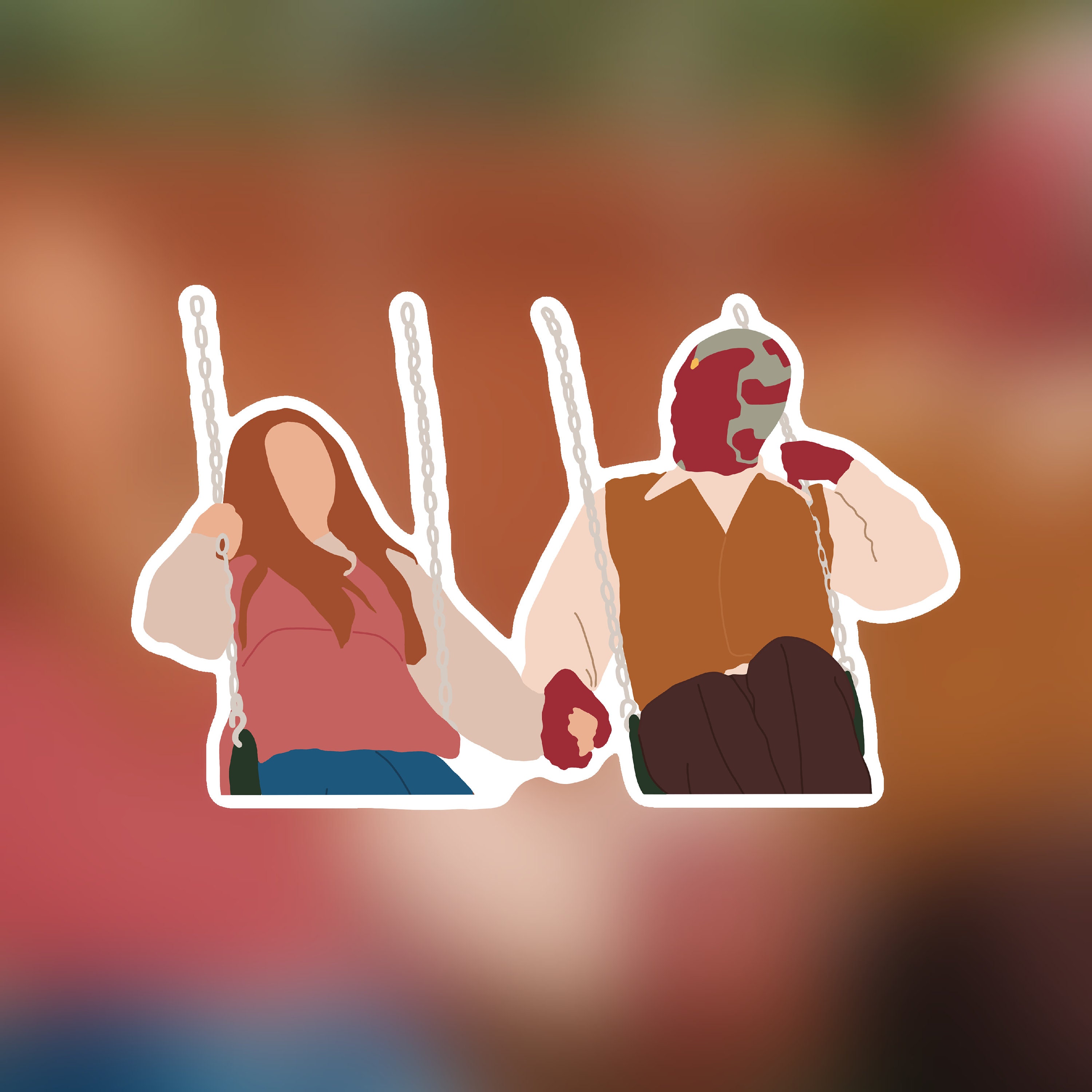 Stickers Vision x Harry Styles Fine Line Pose Album WandaVision Marvel ...