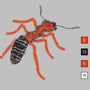 Ant Embroidery Design Machine Embroidery | Etsy