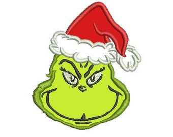 Grinch Applique | Etsy