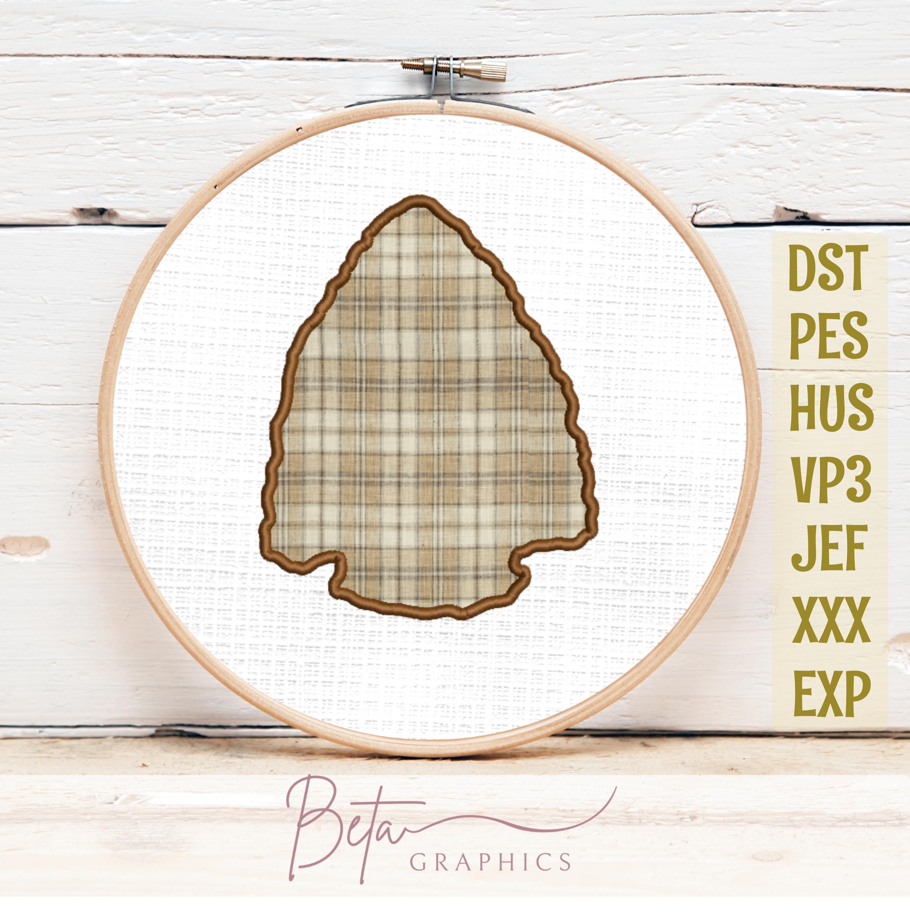 Arrow Head Applique Machine Embroidery Design Files, Digital Download ...