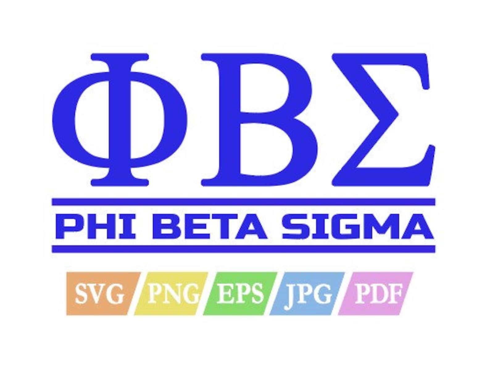 Phi Beta Sigma Svg Cricut Silhuette Pdfeps Cut File Etsy