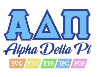 Alpha Delta Pi Cricut - Etsy