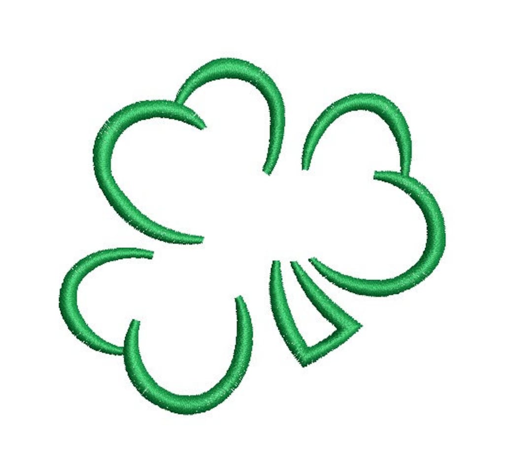 Shamrock Machine Embroidery Design - Etsy