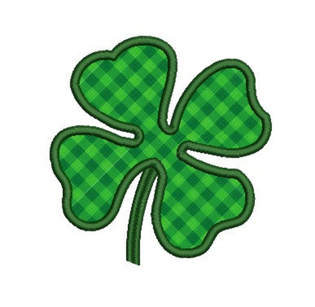 Shamrock Applique Machine Embroidery Design - Etsy