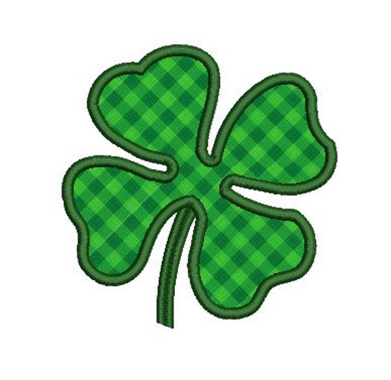 Shamrock Applique Machine Embroidery Design | Etsy