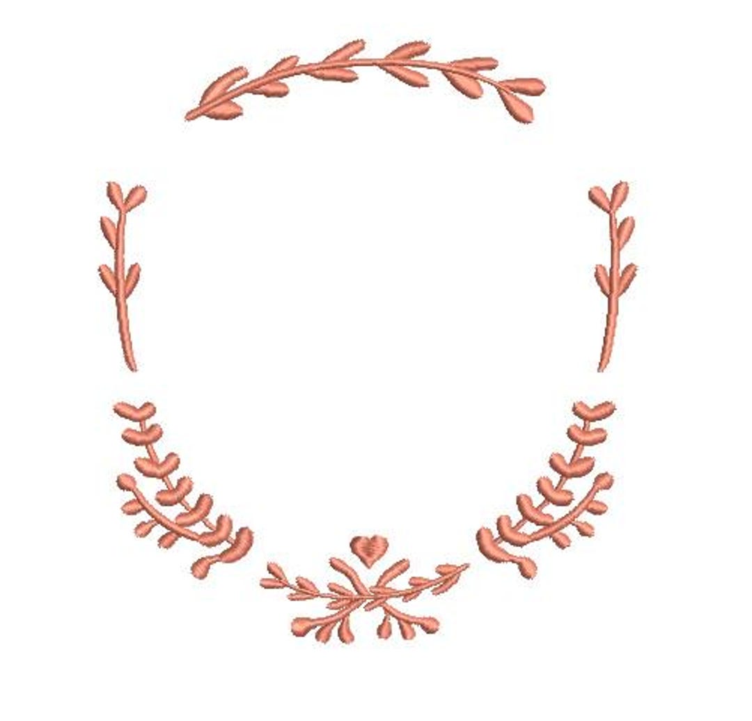 Leaf Border Machine Embroidery Design Files - Etsy