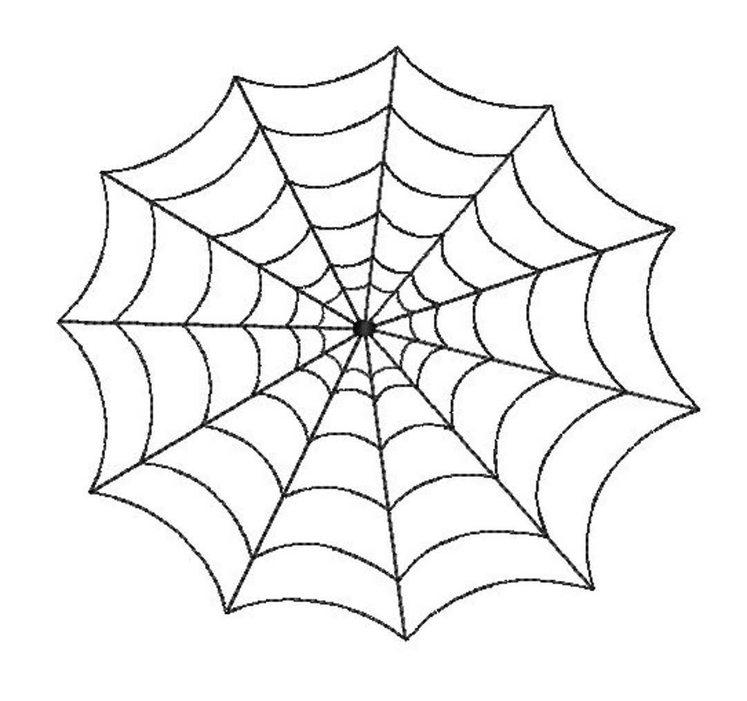 Spider Web Red Work Machine Embroidery Design Files - Etsy
