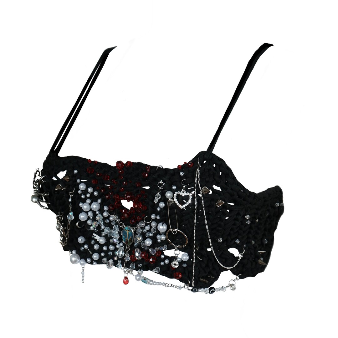 Goth Bralette - Etsy