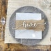 Table Word Place Setting Fall Decor Dining Room Decor Wood Words ...