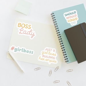 Girl Boss Sticker Bundle Boss Lady Sticker Set Women Empowerment ...