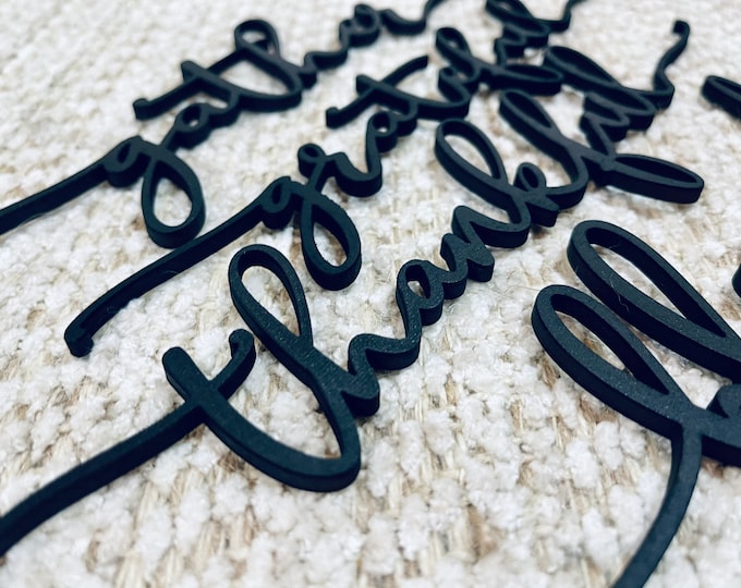 Table Word Place Setting Fall Decor Dining Room Decor - Etsy