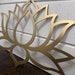 Custom Wooden Laser Cut Lotus Flower - Large Wooden Lotus Flower Sign ...