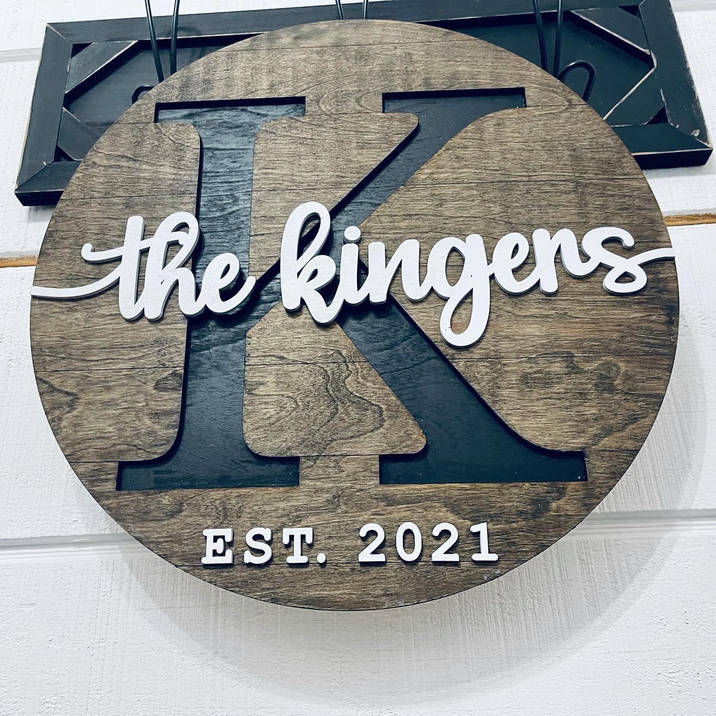 Custom Last Name Sign - Wooden Laser Cut Family Sign - Farmhouse Cutout ...