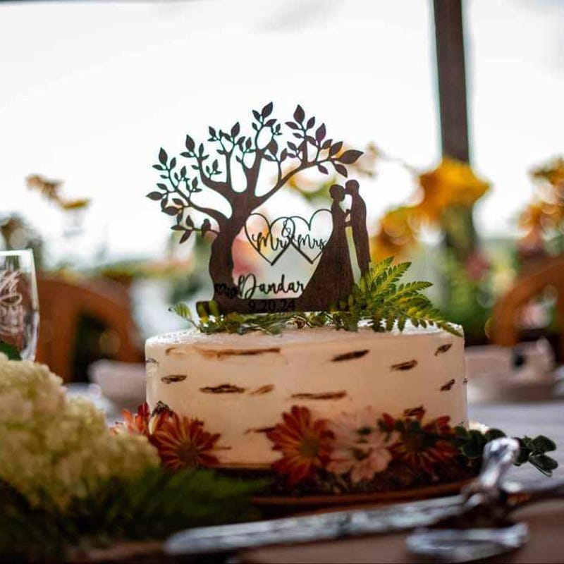 Tree Cake Topper - Etsy