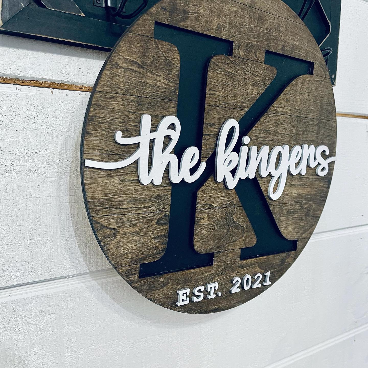 Custom Last Name Sign Wooden Laser Cut Family Sign - Etsy