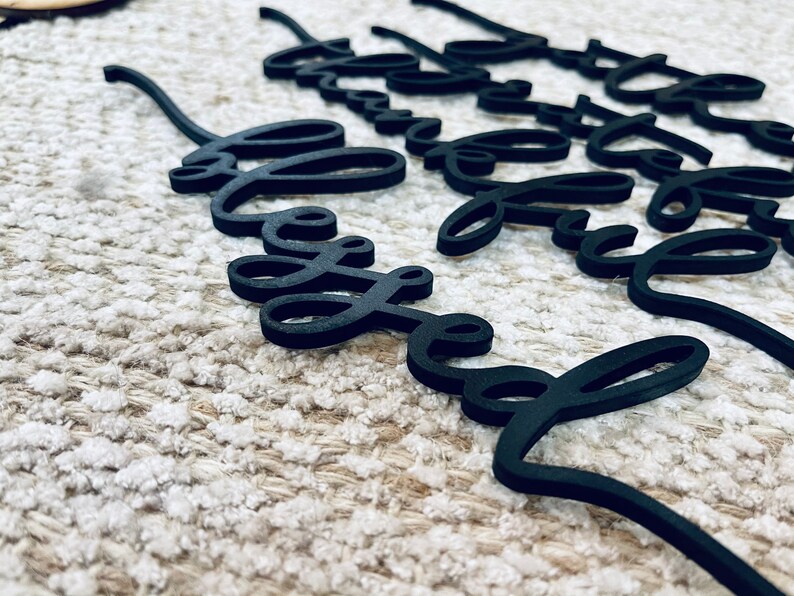 Table Word Place Setting Fall Decor Dining Room Decor | Etsy