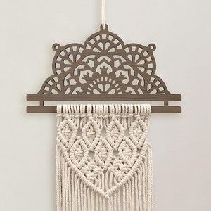 Mandala Macrame Wall Hanging Base SVG Cut Files for Laser Cutting in ...