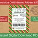 Santa Claus License PNG, RED ORNAMENT, Sublimation Designs, Instant ...