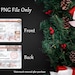 Santa Claus License PNG, RED ORNAMENT, Sublimation Designs, Instant ...