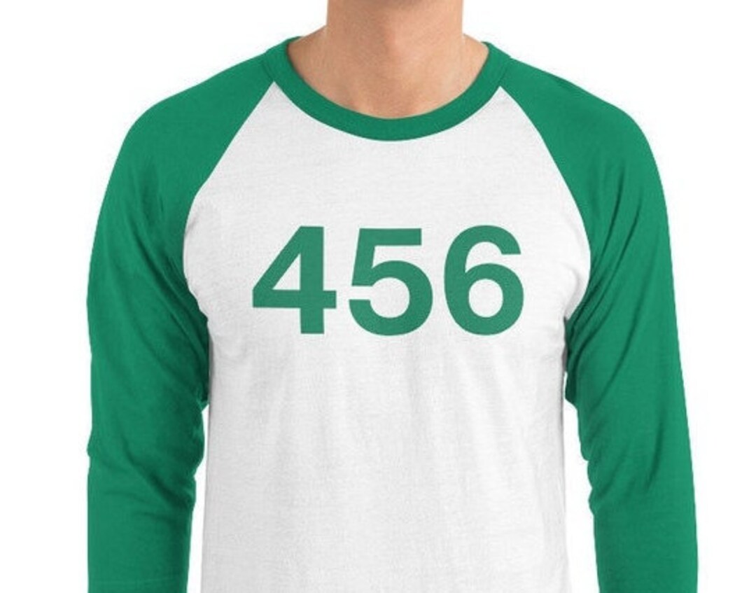 Squid Game Custom Numbering 3/4 Unisex Sleeve Shirt. Contact - Etsy