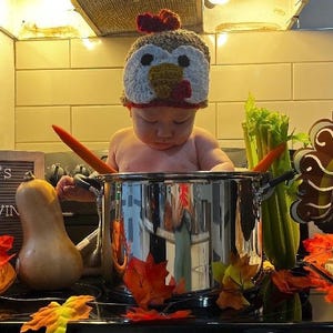 Turkey Newborn Photoshoot Outfit Handmade Crochet Baby Boy Baby Girl ...