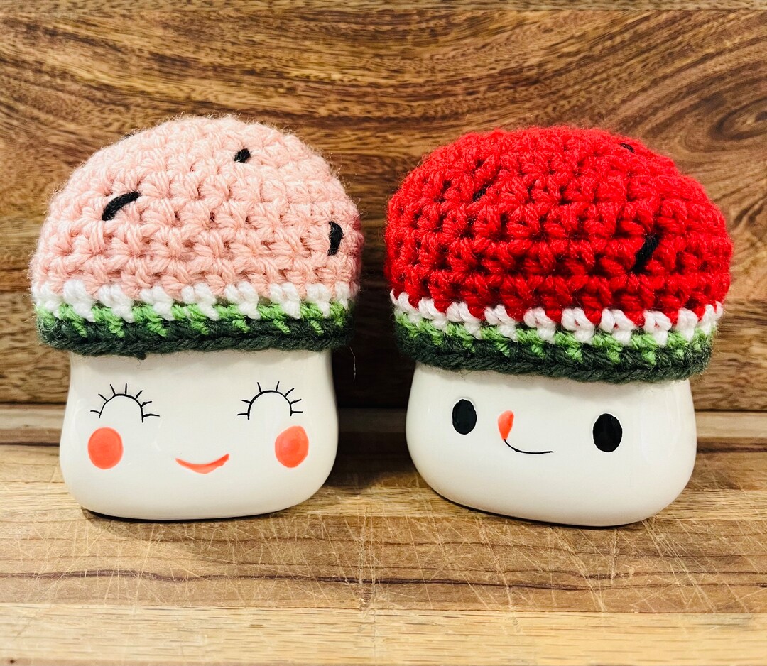 Watermelon Marshmallow Mug Hat Set - Etsy