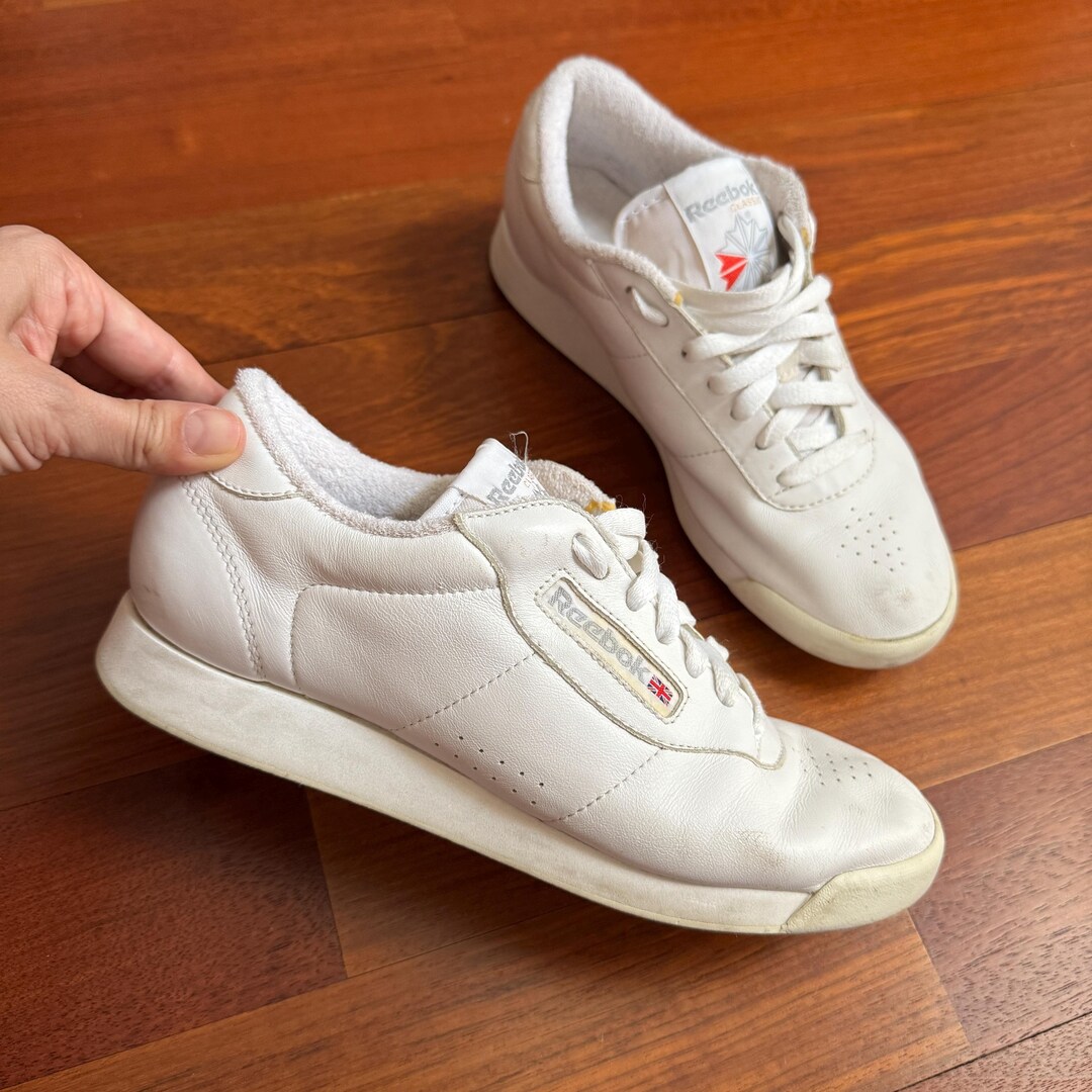 Reebok Classic Princess Sneaker Women's Size 7 White Leather Vintage ...