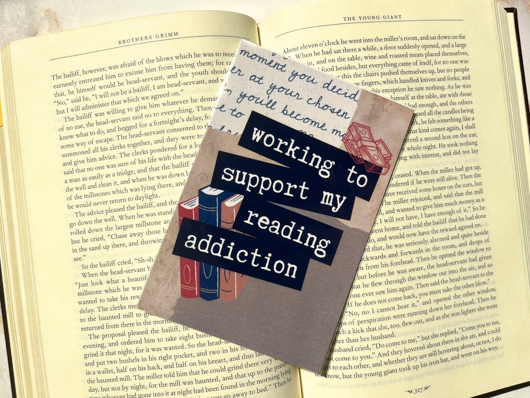 Reading Addiction 4x6 Photo Print Office Decor Gifts for Readers ...