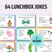 64 Kids Lunchbox Jokes Printable: School Riddles (digital Download) - Etsy