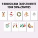 Kids Printable Christmas Activity Cards, Christmas Activities, Advent ...