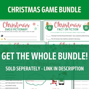 Christmas Word Scramble Game | Printable Christmas Game Digital ...