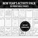 Kid New Years Activity 2025 | Printable New Year's Game | New Year's ...