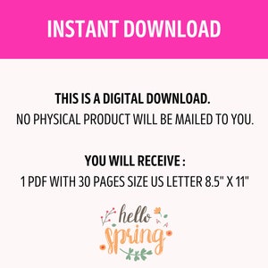 Kids Spring Printable Activity Bundle | Digital Download Games | Spring ...