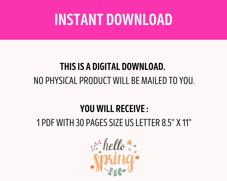 Kids Spring Printable Activity Bundle | Digital Download Games | Spring ...