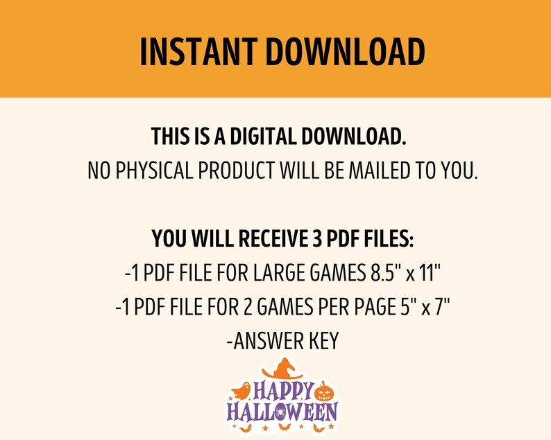 Halloween Fact or Fiction Game | Printable Halloween Game Digital ...